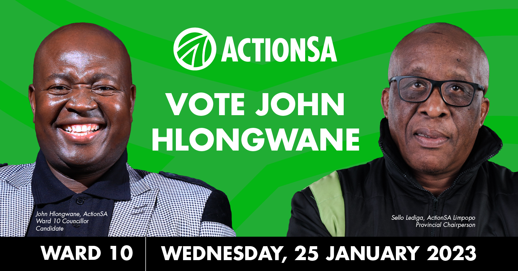 Choose ActionSA - Vote John Hlongwane - ActionSA